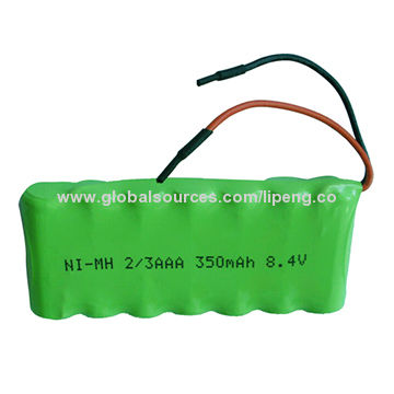 Buy Wholesale China Nimh Battery Pack, 2/3 Aaa 350mah 8.4v & Nimh ...