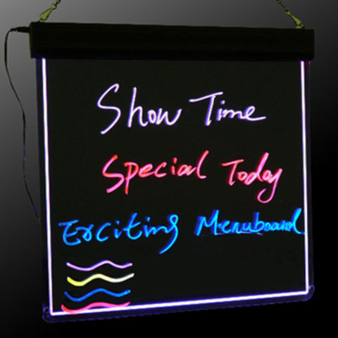 Buy Wholesale Hong Kong SAR Led Writing Board With 7 Colors, Button To ...