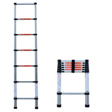 Buy Wholesale China Telescopic Aluminum Ladder 7 Steps Maximum Height ...