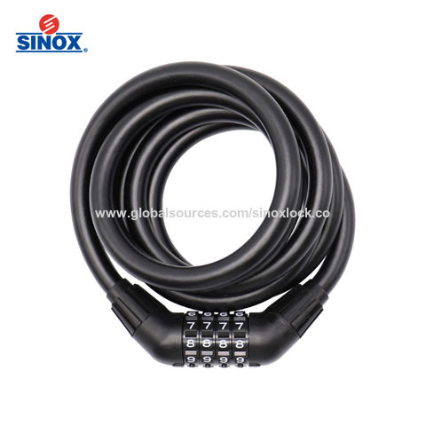 Buy Wholesale Taiwan 4 Digit 2 Wheel Security Combination Flexible ...