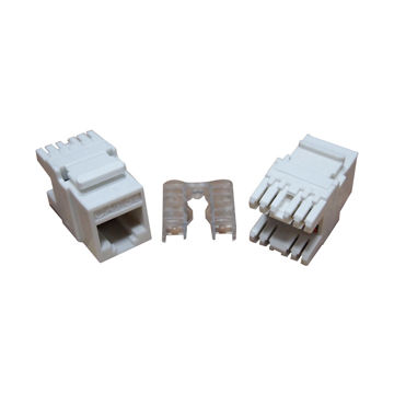 Buy Wholesale China Utp Cat5e Modular Jacks, 180° With 0.4-0.6mm ...