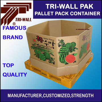 Buy Wholesale China Wholesale Paper Ibc Carton Box Watermelon Octagonal ...