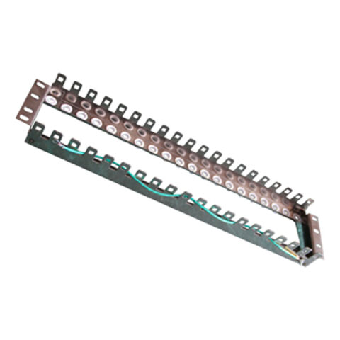 110 Wring Block Mounting Frame for 19-inch Cabinet, Easy to Adjust ...