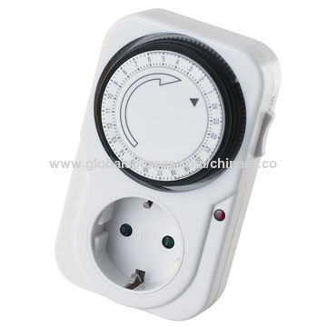 24-hour Mechanical Timer with Compact and Elegant Design for Easy ...