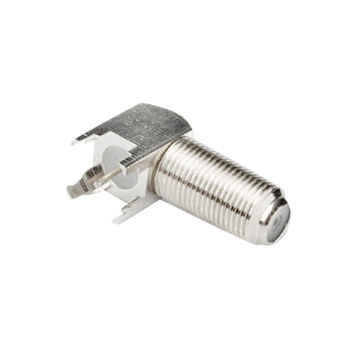 Buy Wholesale China Pcb-type F Connector, Zinc/copper Material, Nickel ...