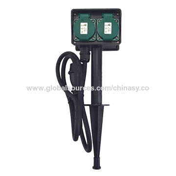 Two way sockets without timer, CE GS S ROHS approved, two way sockets ...