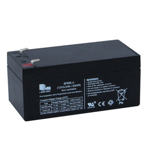 6fm 3.2ah Rechargeable Lead-acid Battery, Ce-approved $0.55 - Wholesale ...