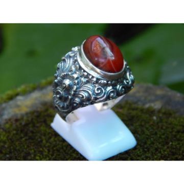 Buy Wholesale Indonesia Silver Ring Motif Carving Bali Arkenstone ...
