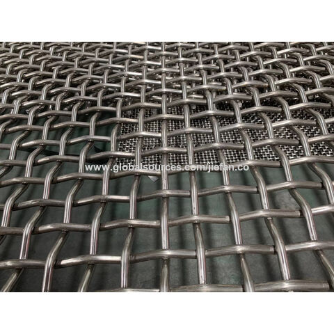 China Crimped square weaving wire mesh on Global Sources,Crimped square ...