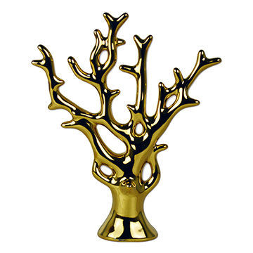 Buy Wholesale China 11" Chinese Feng Shui Porcelain Money Tree In Gold ...