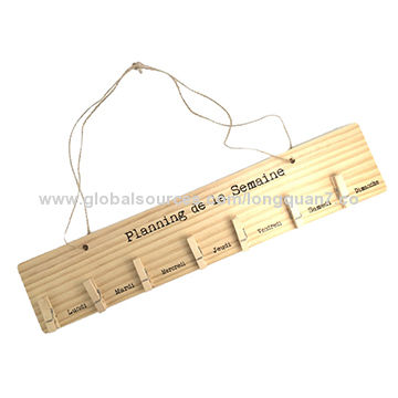 Buy Wholesale China Calendar Board With Rope, 39x7.8cm, Weekly Board ...