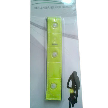 Buy Wholesale China Shaped Reflective Snap Band, Reflective Slap Wrap ...