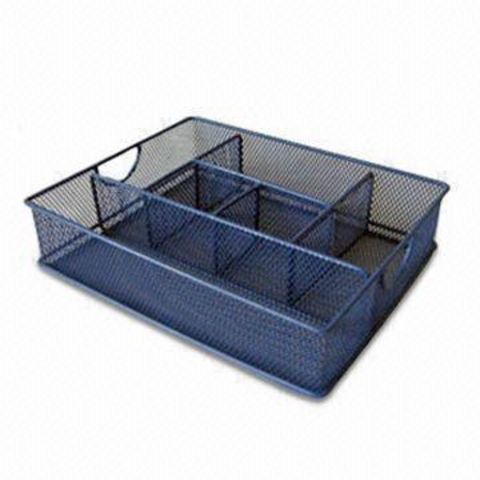 Iron wire mesh Document Tray, multi-functional office tray, Iron wire ...