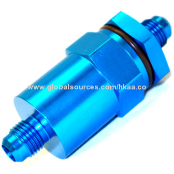 Aluminum Inline Fuel Filter, made of aluminum/stainless steel, China ...