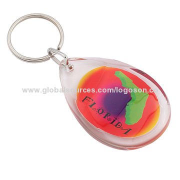 Buy Wholesale China Clear Acrylic Keychain, Various Designs Of Logos ...