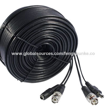 Buy Wholesale China Pre-made Cctv Cable(bnc+dc) 5meters & Cctv Cable at ...
