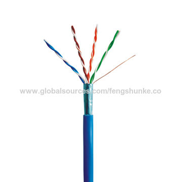 Ftp Cat5e Cable, 4x2x0.50mm Bare Copper, Blue Pe Jacket - Expore China ...