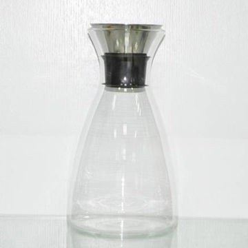 1l Glass Pitcher With 304 Stainless Steel And Silicon Lid - Expore ...