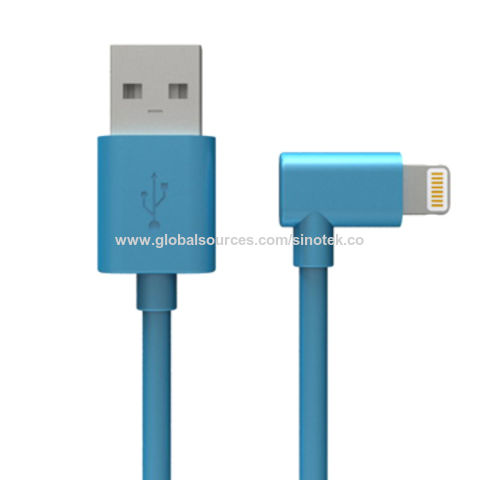 Buy Wholesale China Blue Mfi Cable With 90-degree Plugs, Made Of Abs ...