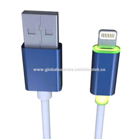 Buy Wholesale China Led Cable With Lightning Connector To Usb A ...