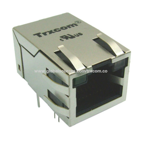 Buy Wholesale China 10/100m Single-port Tab-down Rj45 Connector, Ideal ...