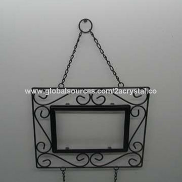 Buy Wholesale China Square Metal Photo Frame With Iron Pattern Design ...