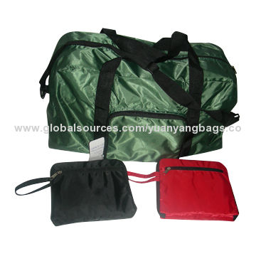Buy Wholesale China Foldable Travel Bag, Made Of 210d Polyester, Front ...