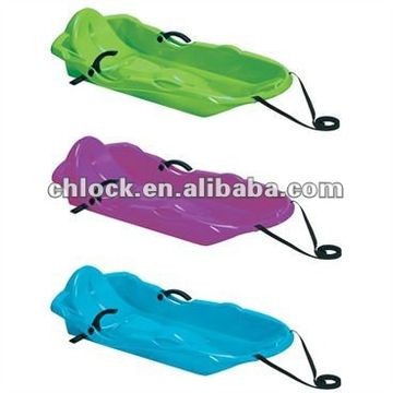 Buy Wholesale China Plastic Snow Sledge With Brake For Kids And Adult ...