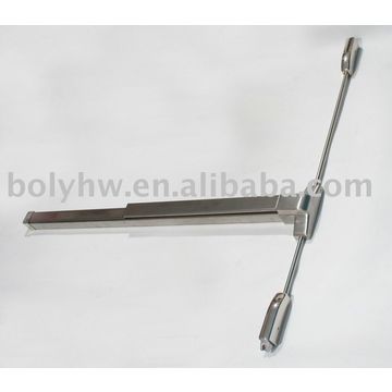Buy Wholesale China 302 Panic Bar, Semi-length Push Bar With Flush Bolt ...