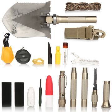 Buy Wholesale China Multifunction Shovel Auto Emergency Tool Kit With ...