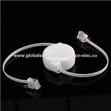 Buy Wholesale China Cat5e Patch Cord Retractable Network Cable & Cat5e ...
