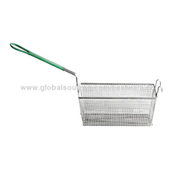 Commercial Grade Restaurant Iron Wire Mesh Fry Basket Strainer for Deep ...