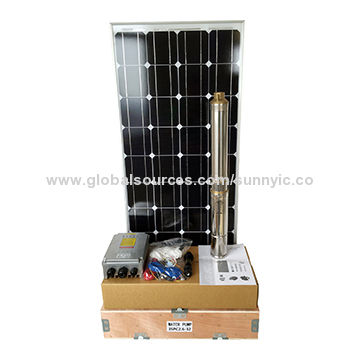3-inch Solar Centrifugal Submersible Water Pump System with 140W Solar ...