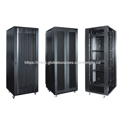 Buy Wholesale China 19" 42u Floor Standing Network Cabinet With Glass ...