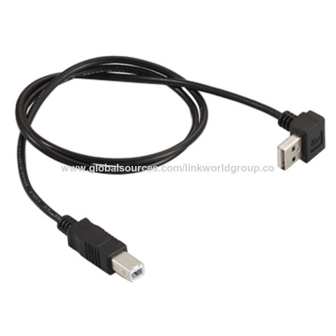 Usb 2.0 data cables (a to b), High quality usb 2.0 cable AM 90 Degree ...
