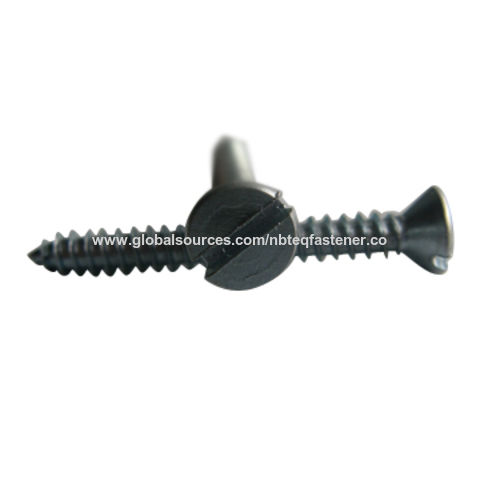 Countersunk Flat Head Slotted Drive Type-AB Thread Self Tapping Screw ...