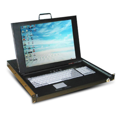 Taiwan 1U Height 19-inch Rack-Mount Drawer with 15-Inch LCD Display on ...