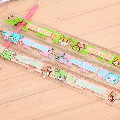 Buy Wholesale China Students' Rulers, Colorful With Fancy Printings ...