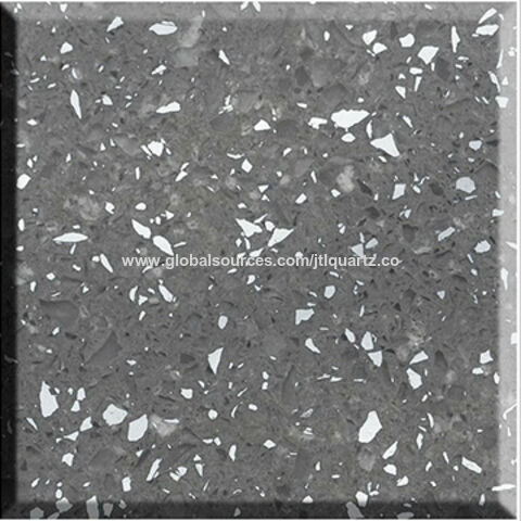Buy Wholesale China Grey Zinc Metal Quartz Stone & Grey Zinc Metal ...