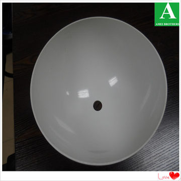 White Pmma Thick Sheet Thermoformed Plastic Round Shell/cover - China ...