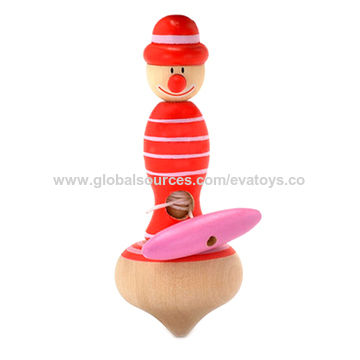 2015 hot sale whipping toy, spinning wooden top, slide top game W01B020 ...