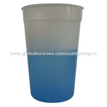 Buy Wholesale China 16oz Advertising Plastic Changing Color Cup & 16oz ...