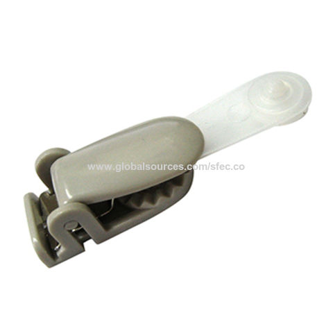 Buy Wholesale Taiwan Plastic Badge Clip With Strap: Size: 28*14mm, With ...
