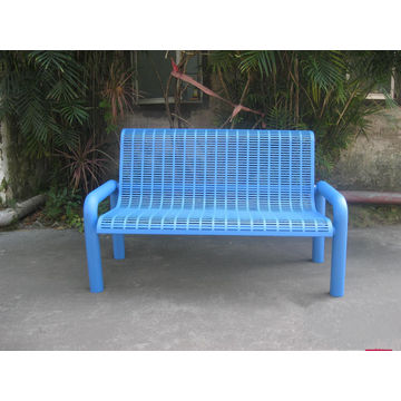 Buy Wholesale China Powder Coated Perforated Steel Outdoor Bench Park ...