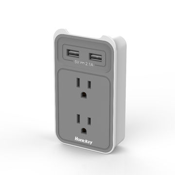 Buy Wholesale China American Standard Wall Charger With 2 Sockets And 2 ...