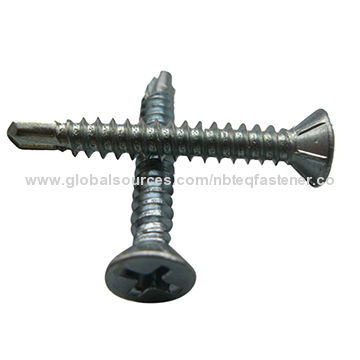 Buy Wholesale China Flat Head 6 Nib Under head Phillip Self Drilling ...