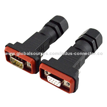 China Field assembly type 9pins male and female waterproof d-sub ...