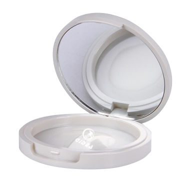 Round Empty Compact Case With Mirror, Various Colors Are Available ...