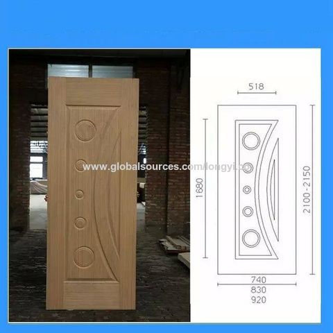 Door Skins, Red Oak Veneer Molded Modern Design $5 - Wholesale China ...