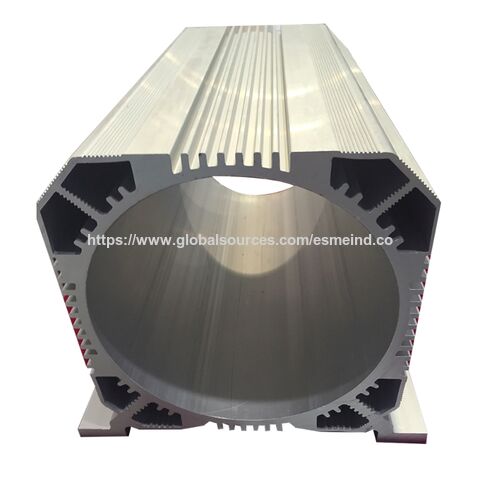 Motor shell, aluminum extrusion, precision machining, zinc plated, for ...